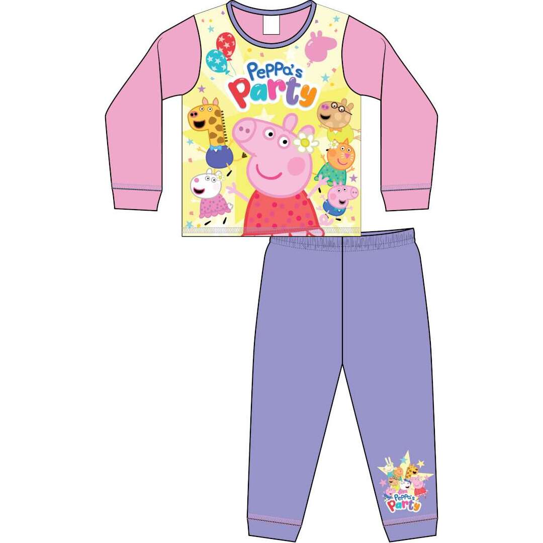 Girls Kids Character Peppa Pig Younger PJ Pyjama Set | Order Wholesale