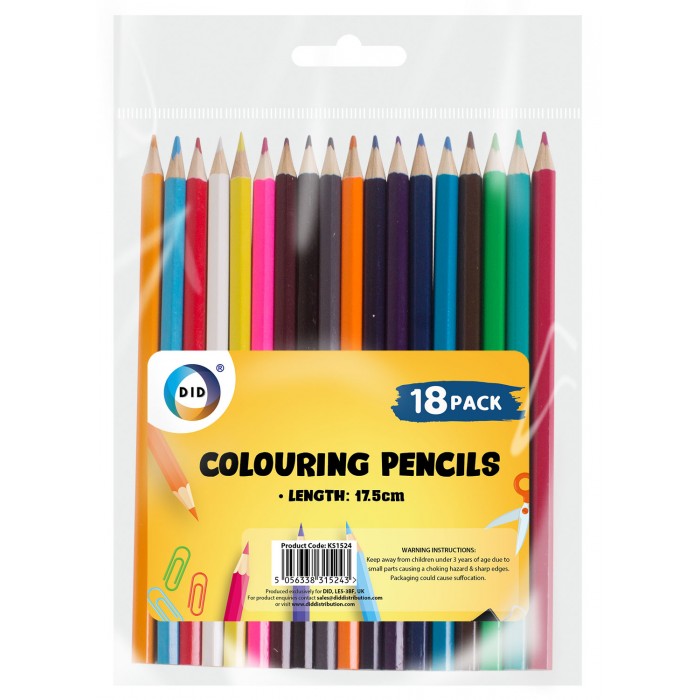 Buy wholesale 18pc colouring pencils Supplier UK | Order Wholesale
